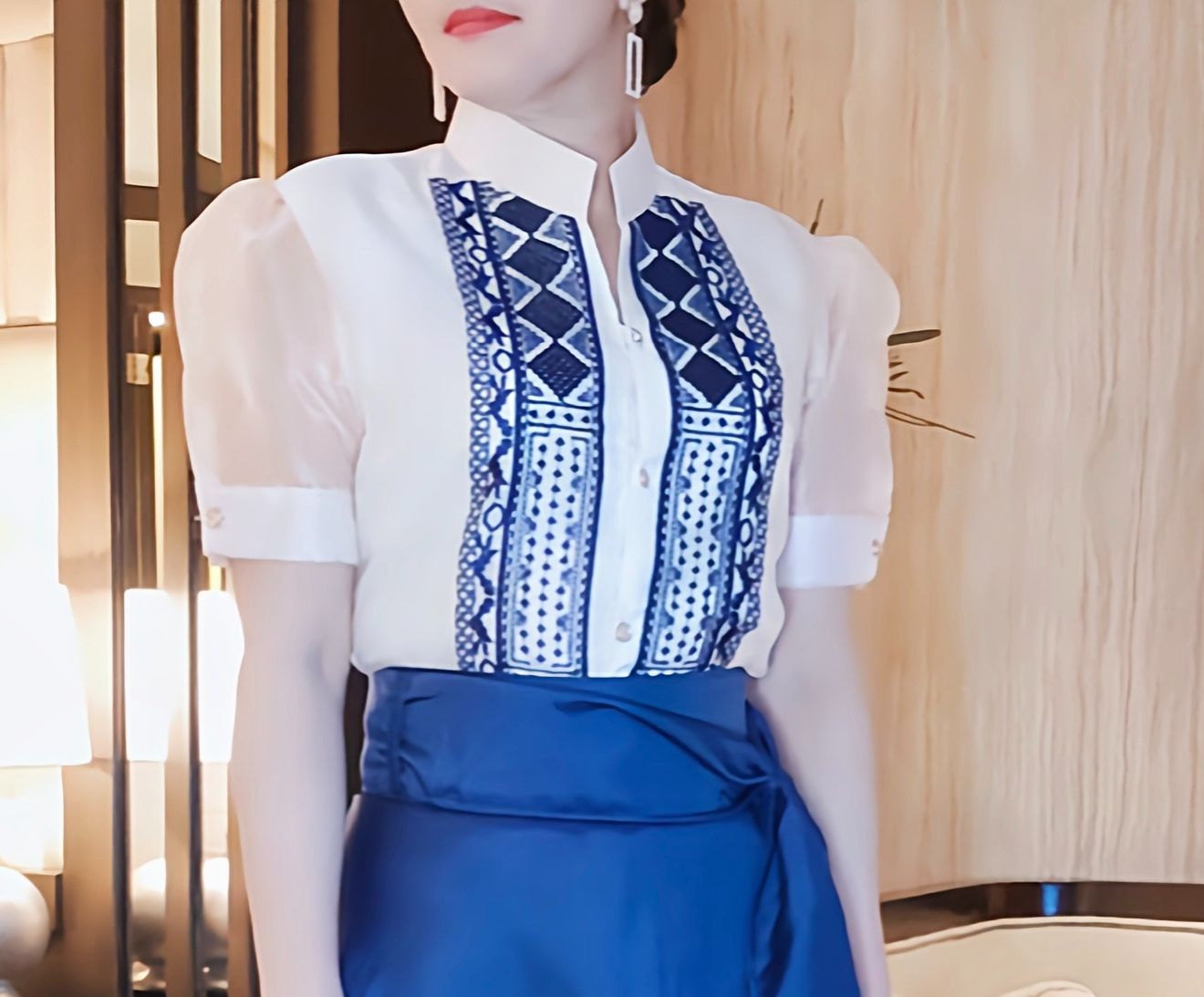 MODERN BARONG FOR MEN AND WOMEN PURE EMBROIDERED COUPLE BARONG ...