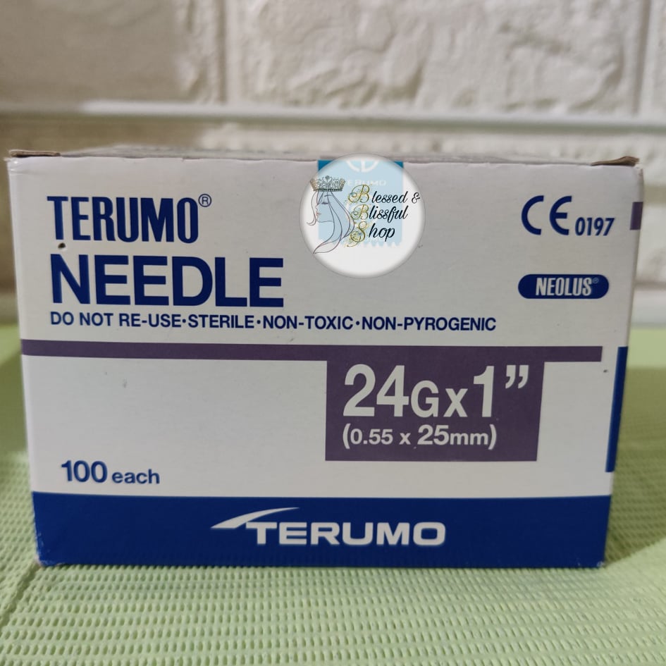 Terumo Needle Gauge 24 x 1'' | Lazada PH