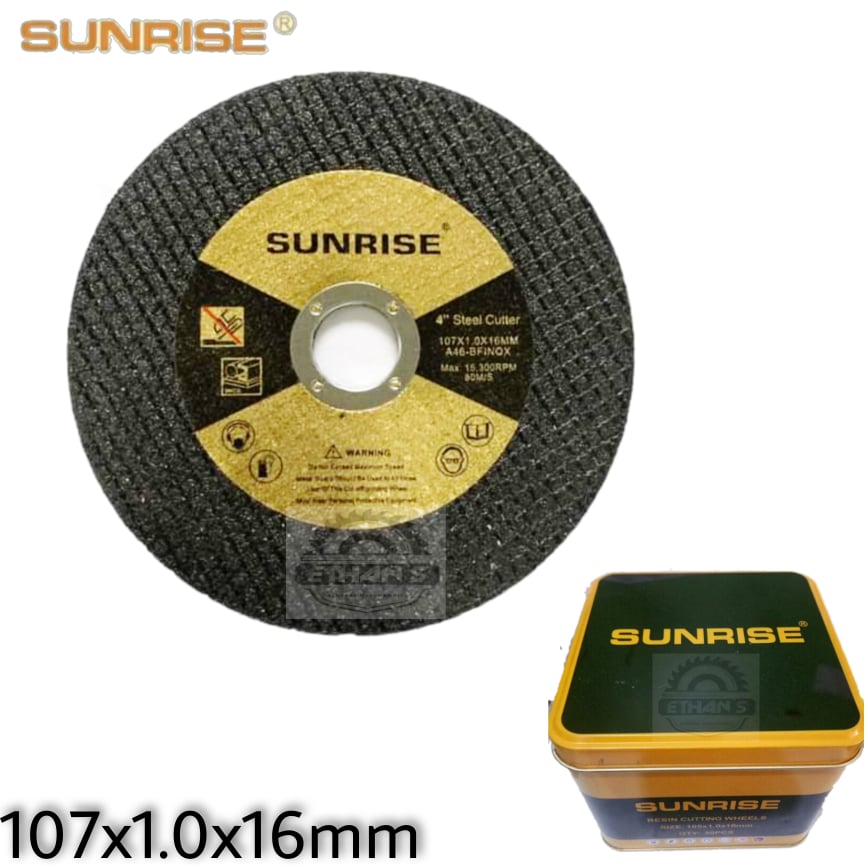 Sunrise Cutting Disc 4" Heavy Duty (Special Edition) RED/GOLD/GREEN ...