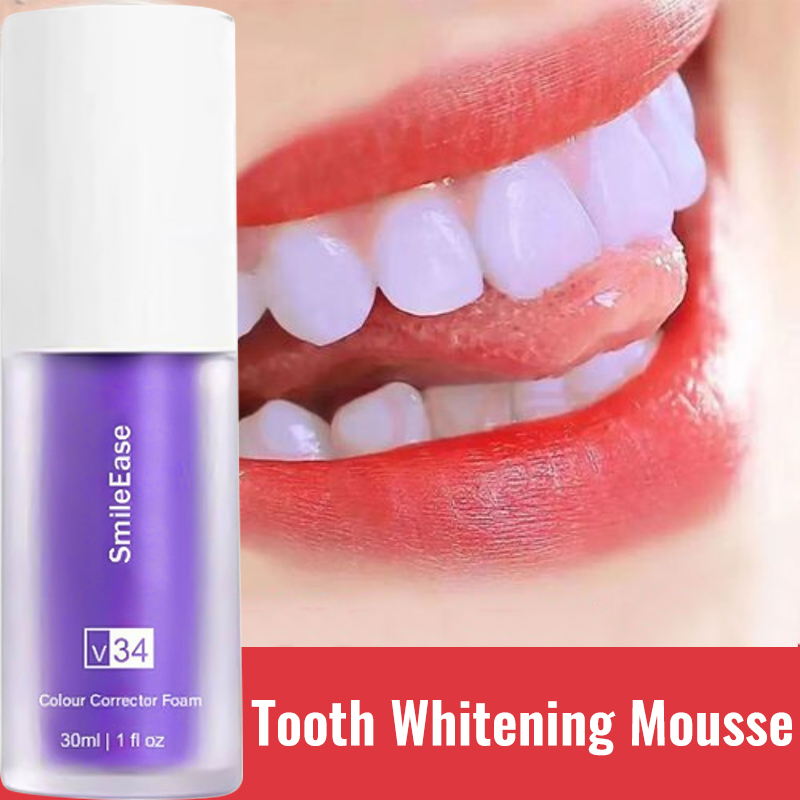 Smile Ease Toothpaste Teeth Whitening V34 Toothpaste Mousse Foam Tooth ...