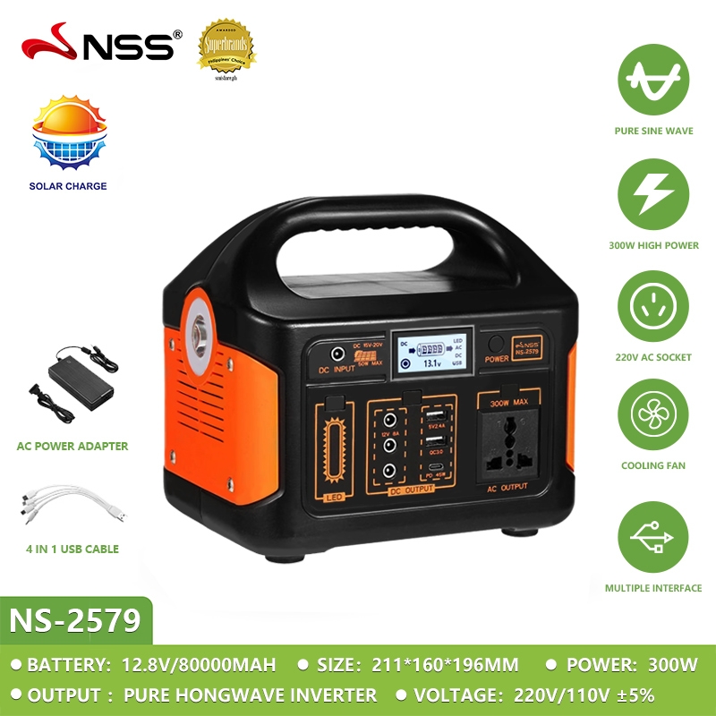 Nss 220V 300W portable power station 80000mAh large capacity powerbank ...
