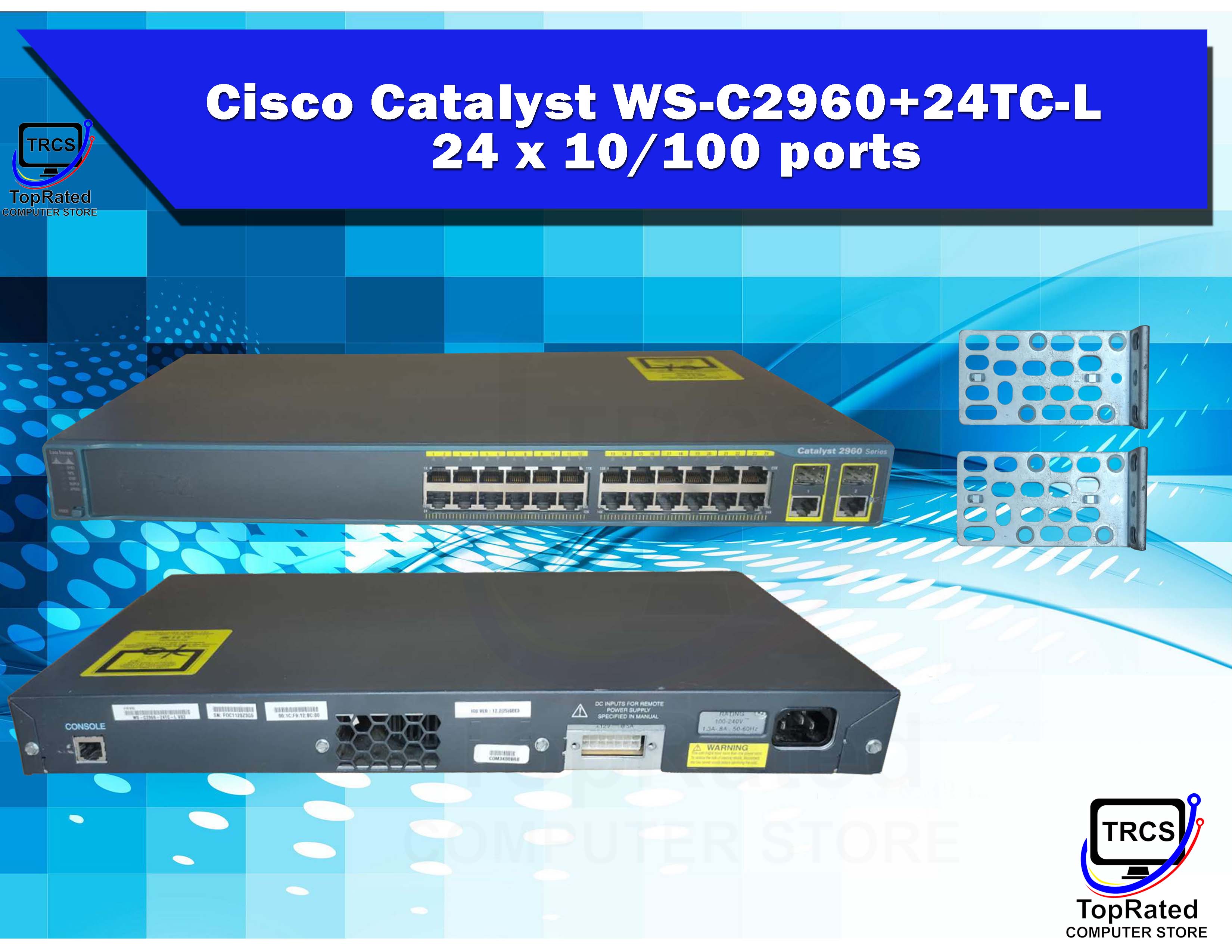 Cisco Switch Cisco Catalyst WS-C2960+24TC-L 24 x 10/100 ports (Used ...