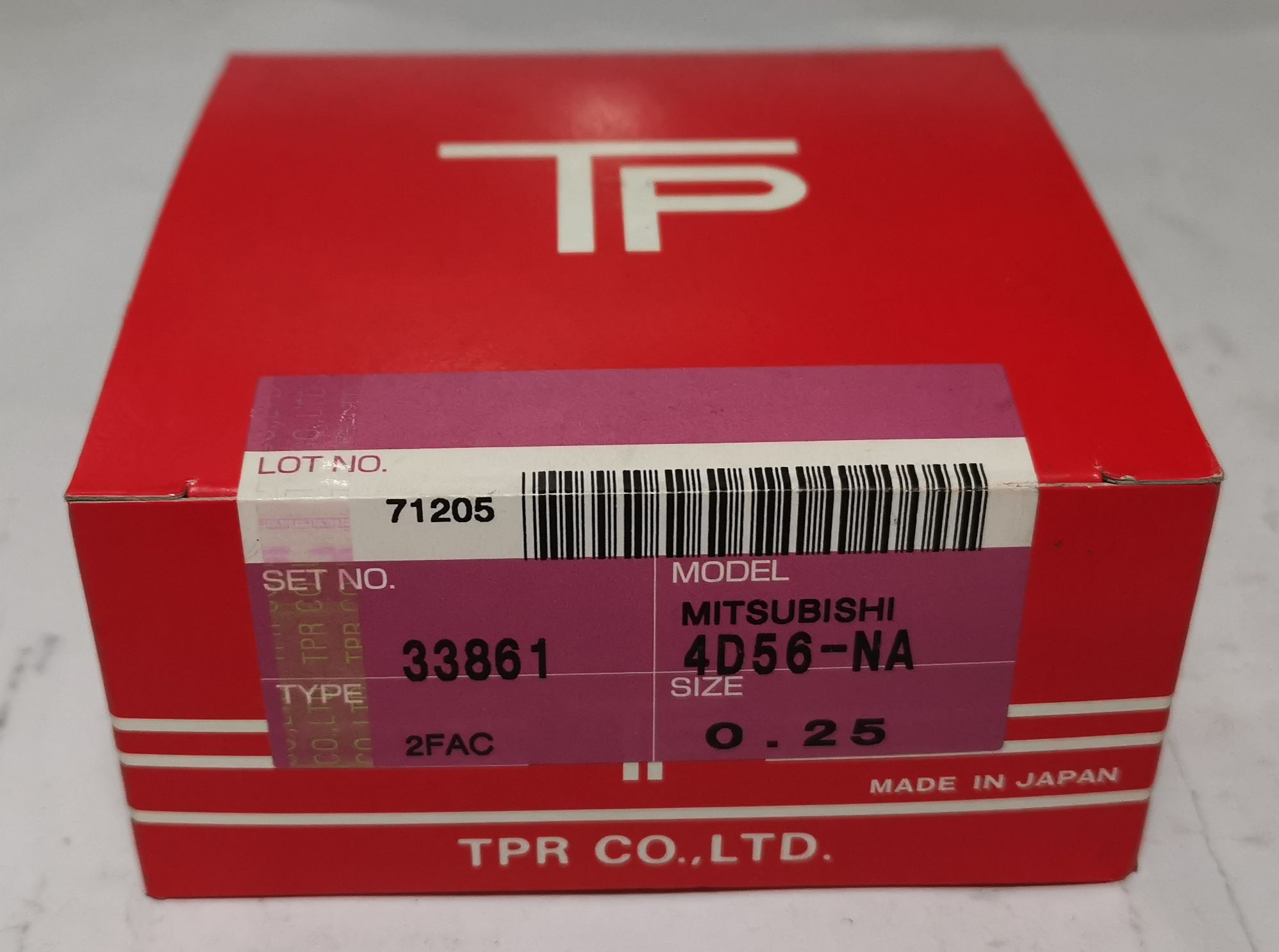 TP Piston Ring For MITSUBISHI 4D55 / 4D56 (33861) | Lazada PH