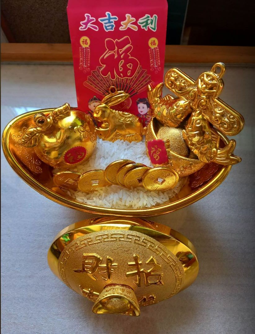 LUCKY CHARM 2023 YEAR OF THE WATER RABBIT HARD PROSPERITY BASKET FOR ...