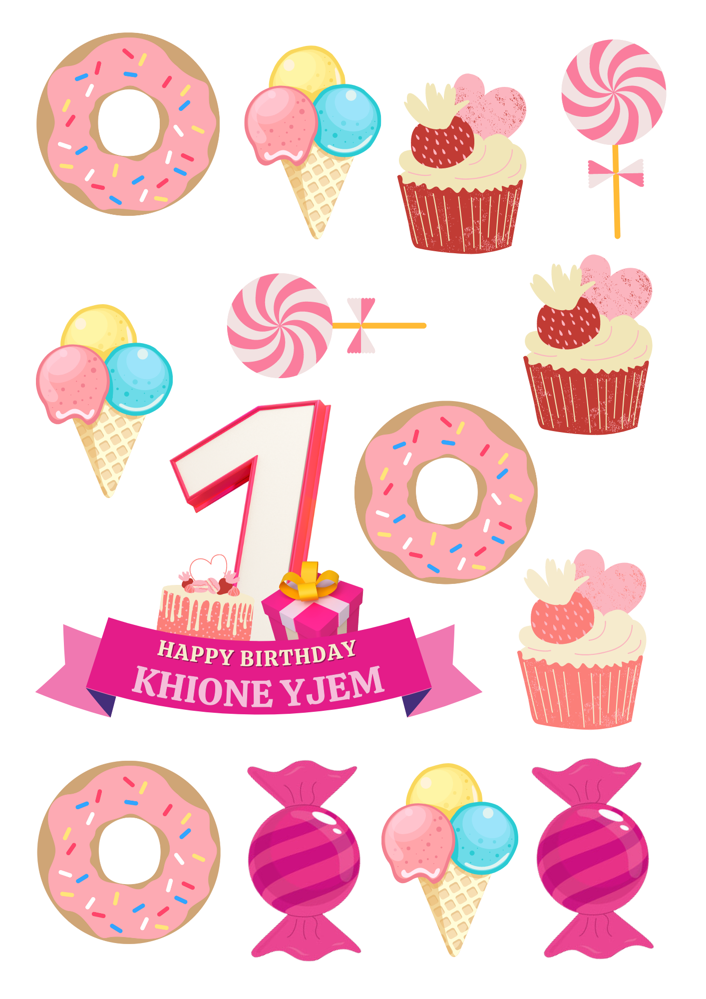 Candy Land Cake Topper | Lazada PH