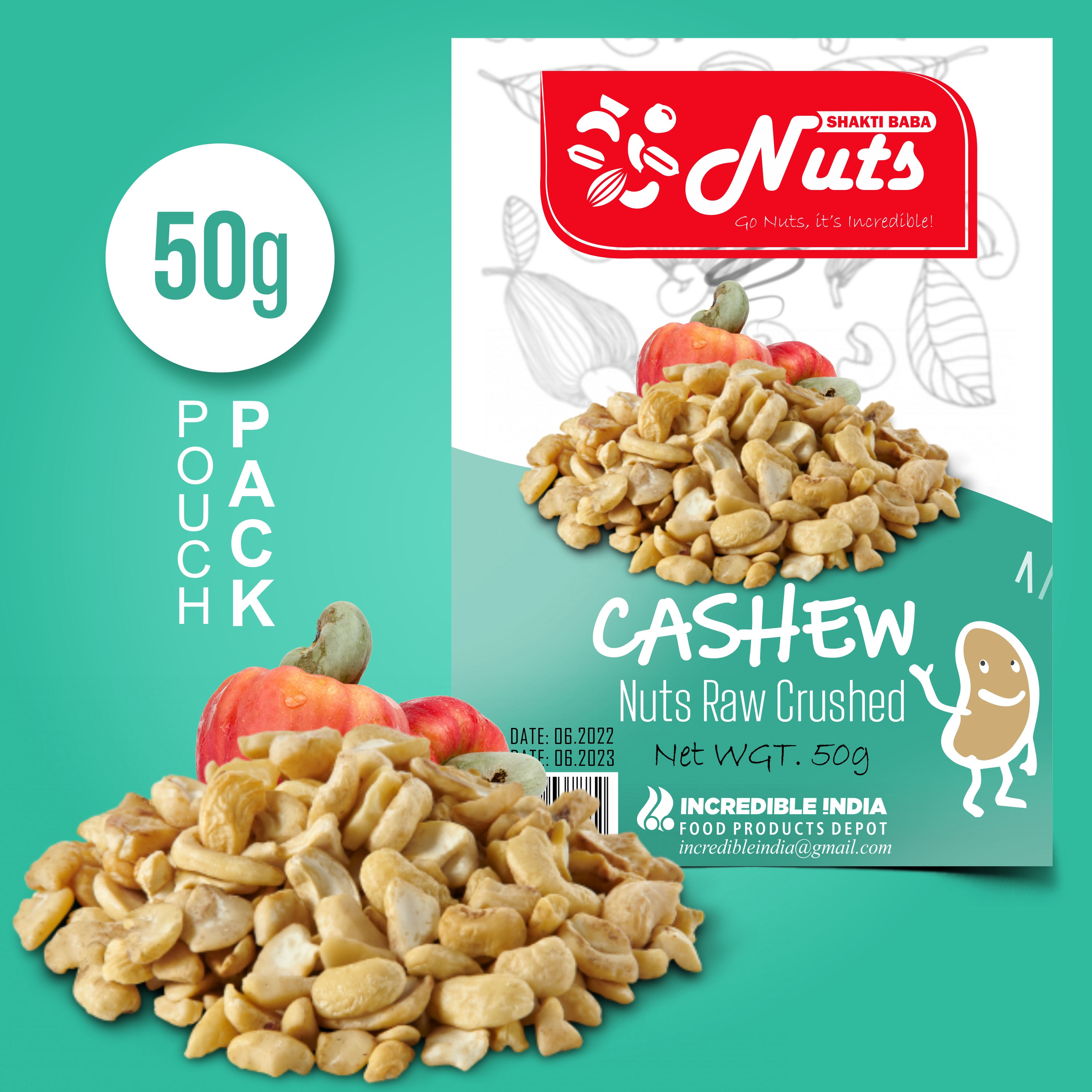 Shakti Baba Nuts-Cashew Nuts Raw Crushed 50g | Lazada PH