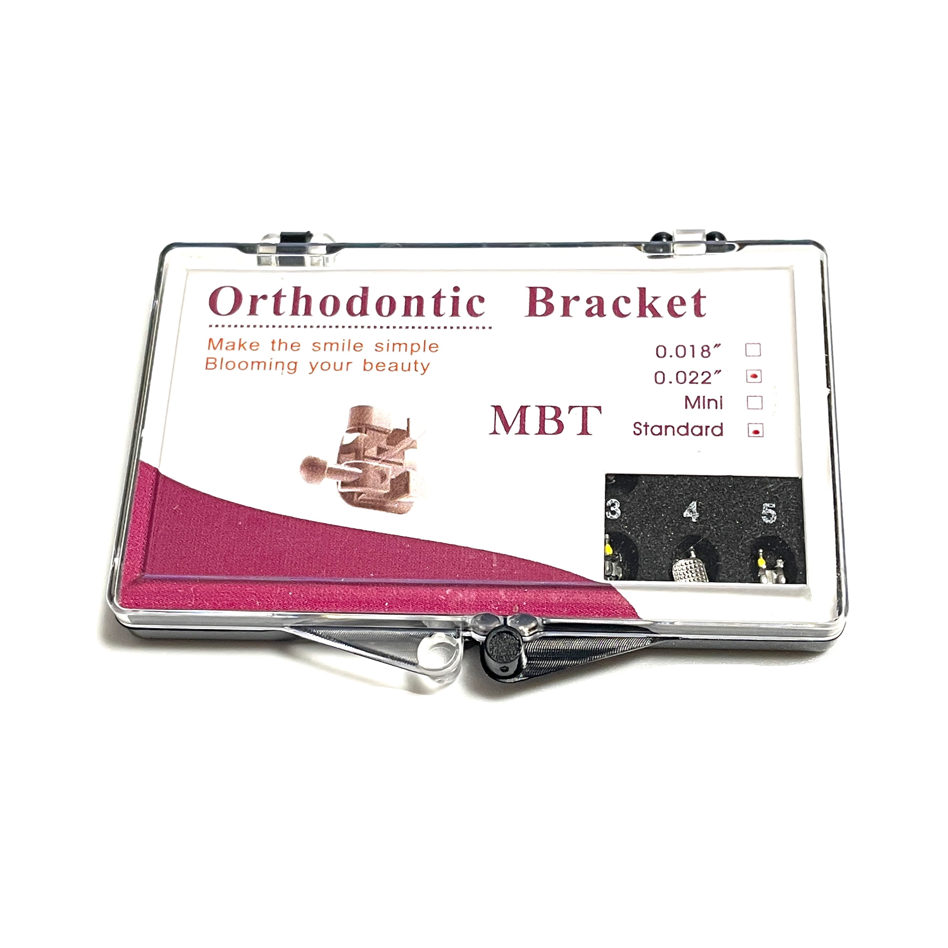 1Box Excellent MBT 345Hooks 0.022 Ortho Standard/Mini Metal Bracket ...