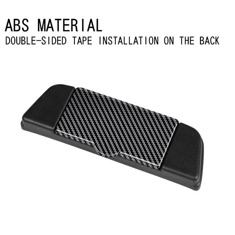 Car Carbon Fiber Rear USB Charger Port Air Outlet Vent Trim Panel ...