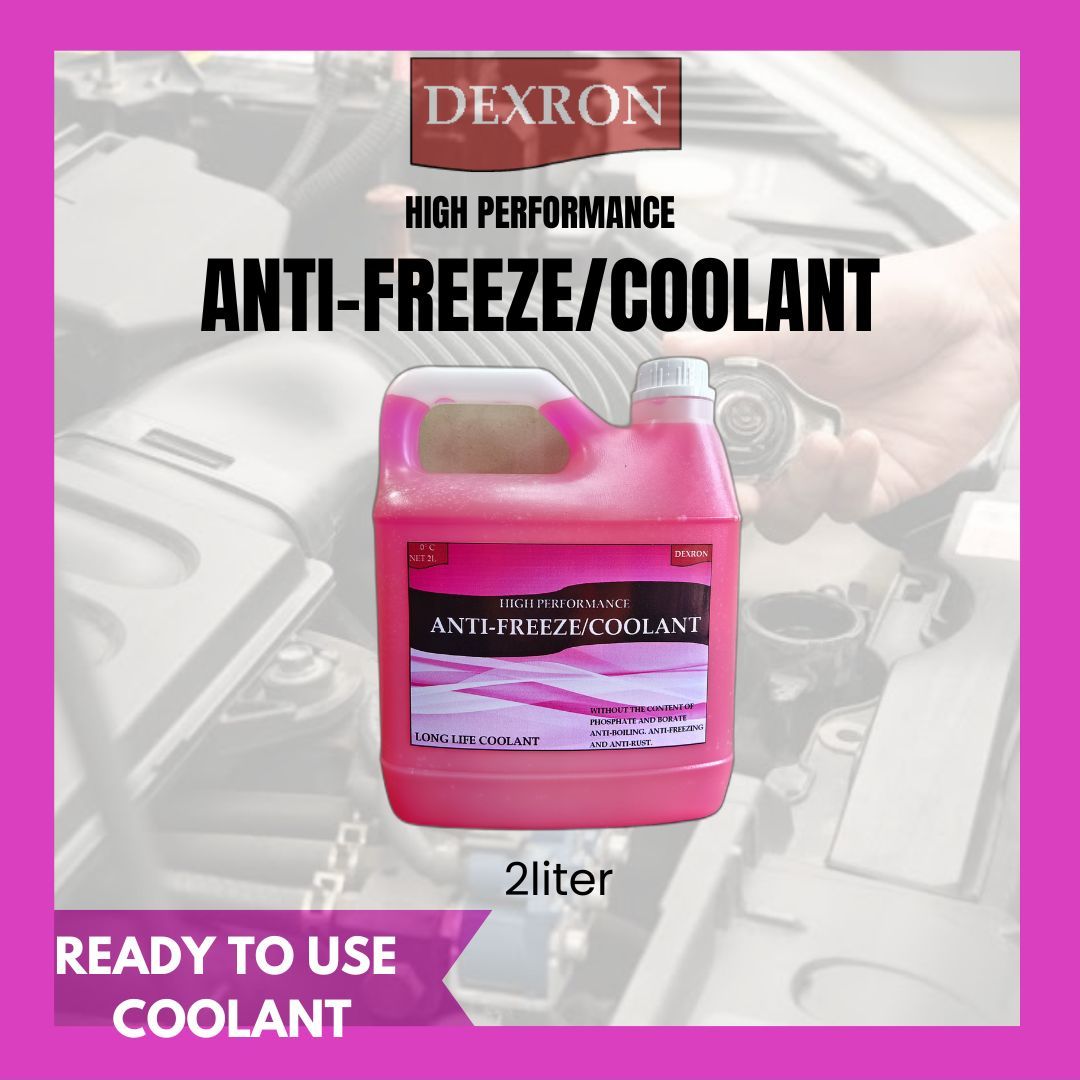 DEXRON HIGH PERFORMANCE ANTIFREEZE/COOLANT (PINK) 1 LITER, 2 LITER, and ...