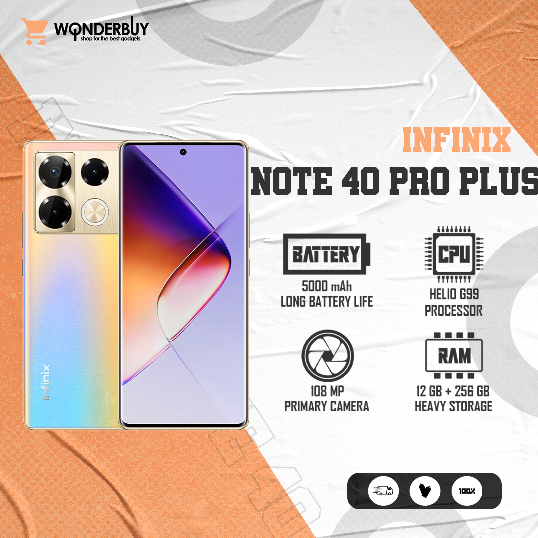 Infinix Note 40 Pro+ 5G | 12GB RAM | 256GB ROM | 6.78 inches AMOLED ...