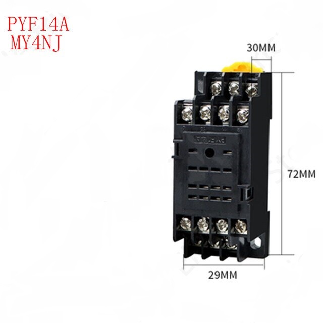 Base Relay Socket Available for MY4 HH54P H3Y-4, MY2 HH52P Omron Relay ...
