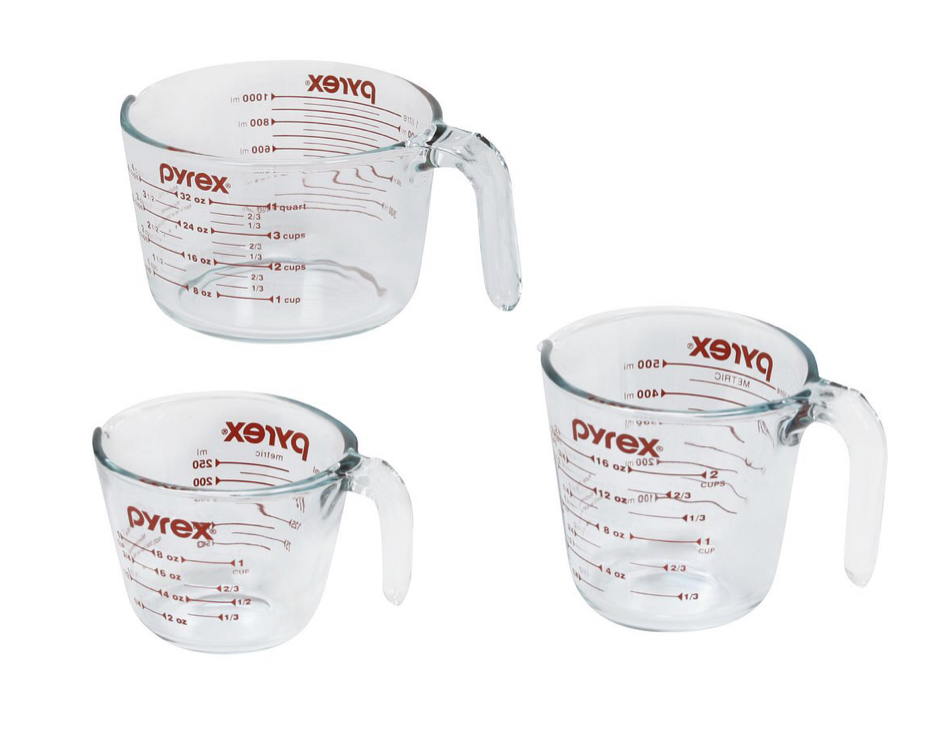 Pyrex 3pc measuring cup set | Lazada PH