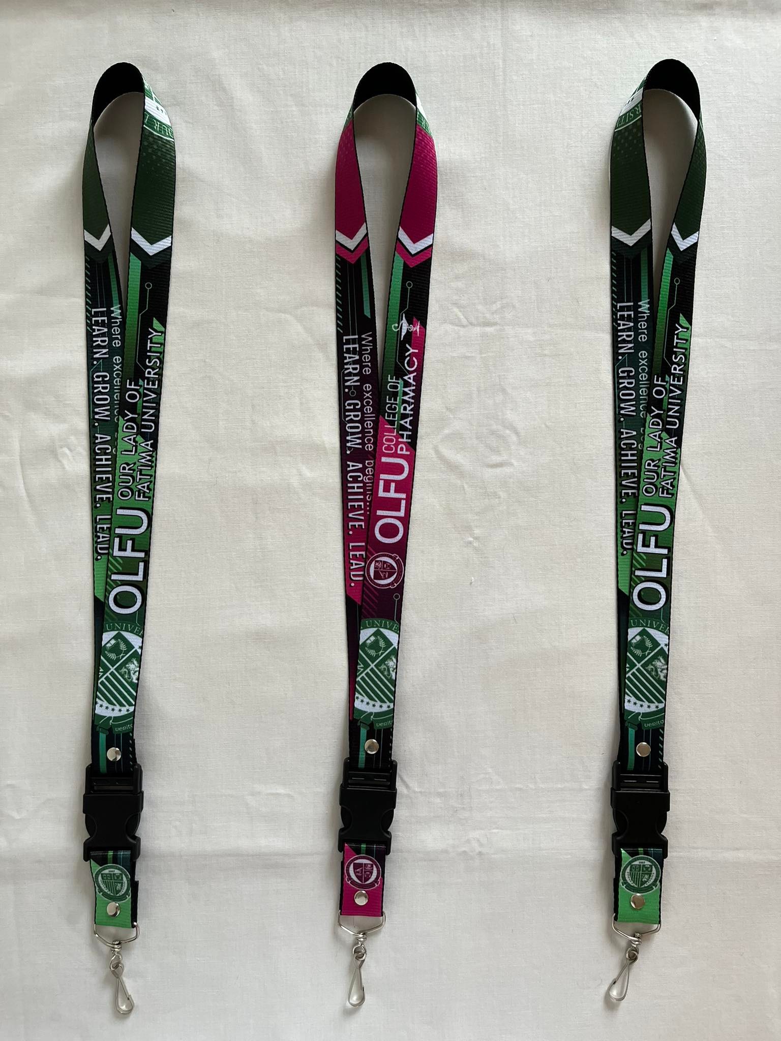 OLFU OUR LADY OF FATIMA UNIVERSITY ID LACE LANYARD SLING ID HOLDER ...