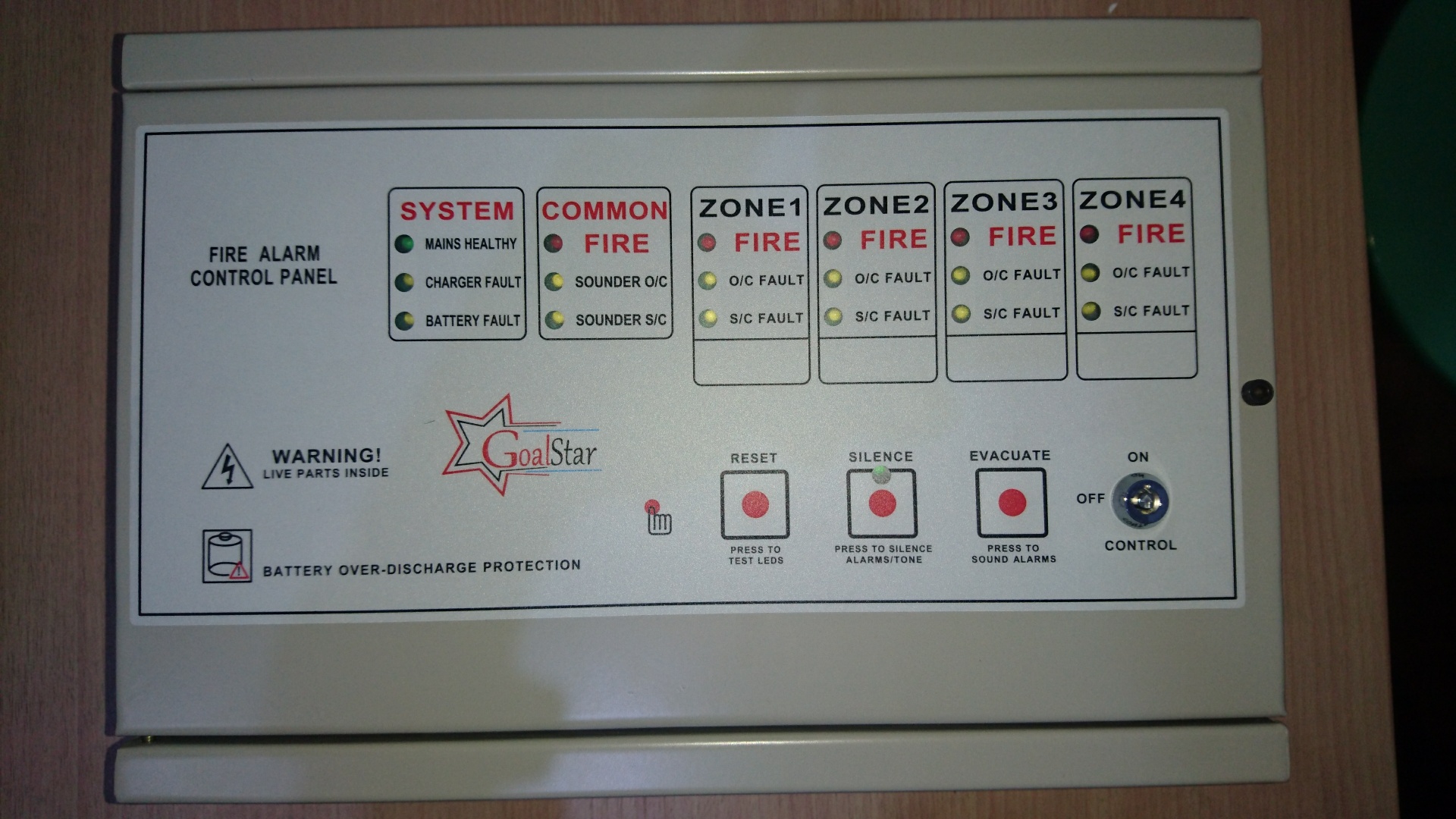 Fire Alarm Control Panel 4 Zone (FREE BATTERY) | Lazada PH