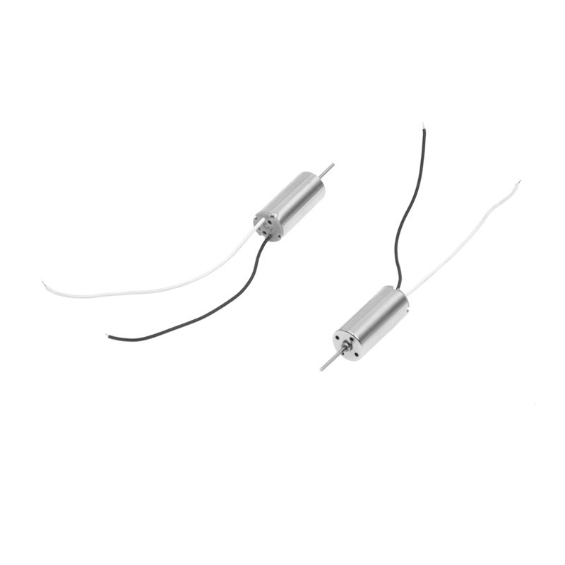 2 Pcs DC 3.5V 7mm x 16mm Cylinder Mini Coreless Motor for Model ...