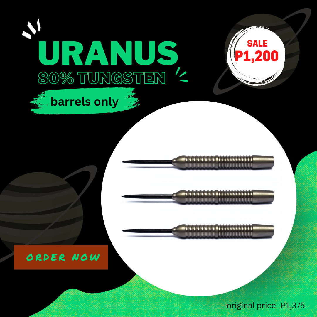 URANUS TUNGSTEN DARTS (BARRELS ONLY) 22g | Lazada PH