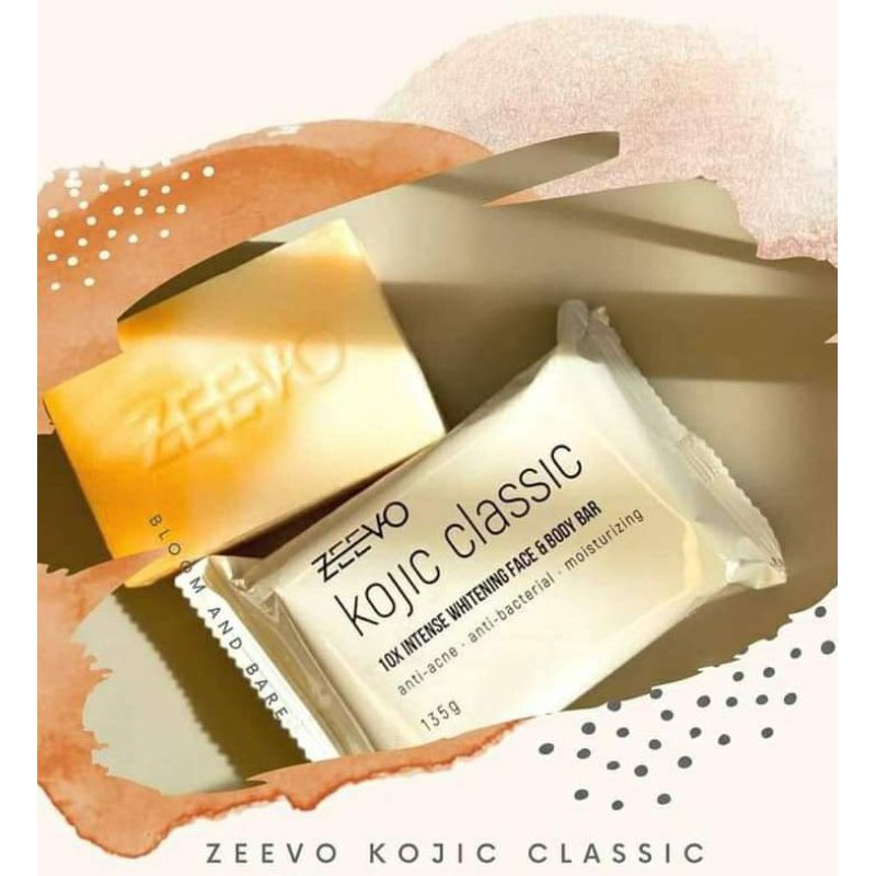 ZEEVO KOJIC SOAP & BODY LOTION 10x Intense Whitening Face and Body Bar ...