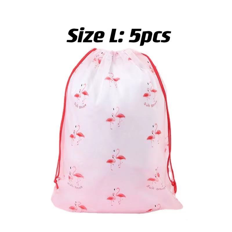 5 pcs/set cute Cartoons Multi-purpose storage Bag Waterproof sub ...