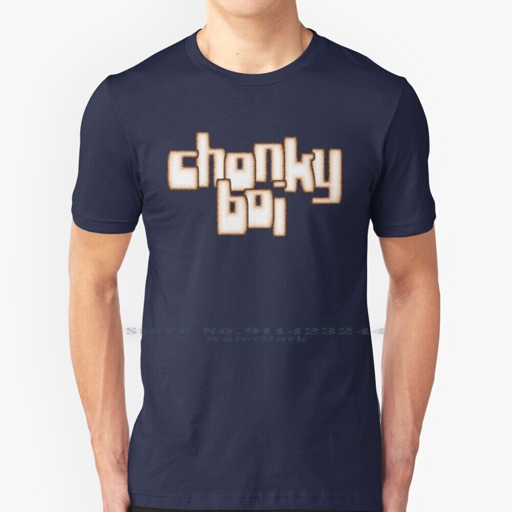 Chonky Boi , Flesh Letters T Shirt 100% Pure Cotton Chonky Boi Chonk ...