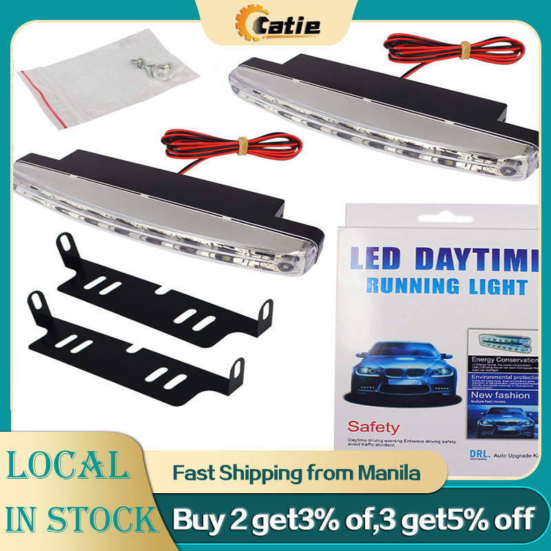 LED DRL E4 Car Fog Daylight Daytime running headlights White car ...