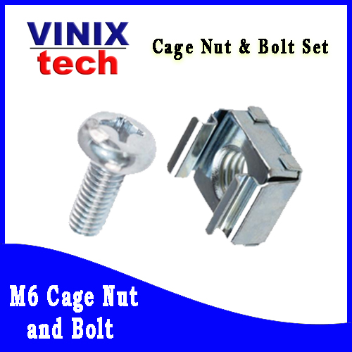 Cage Nut and Bolt Set For Data Cabinet (M6) | Lazada PH