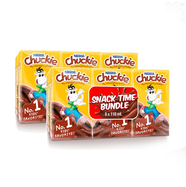 NESTLÉ CHUCKIE Opti-Grow Flavoured Milk Baon Savers Pack 110ml by 6s ...
