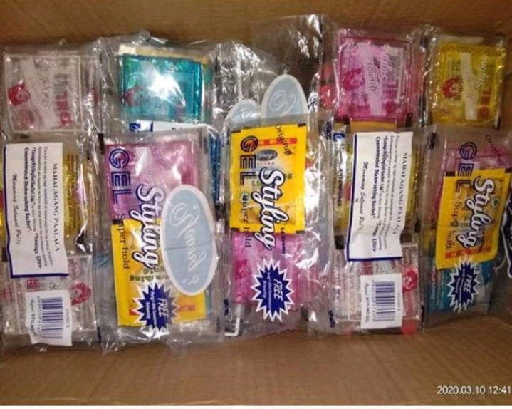 youngs hair styling gel 12 sachets in i pack assorted color | Lazada PH