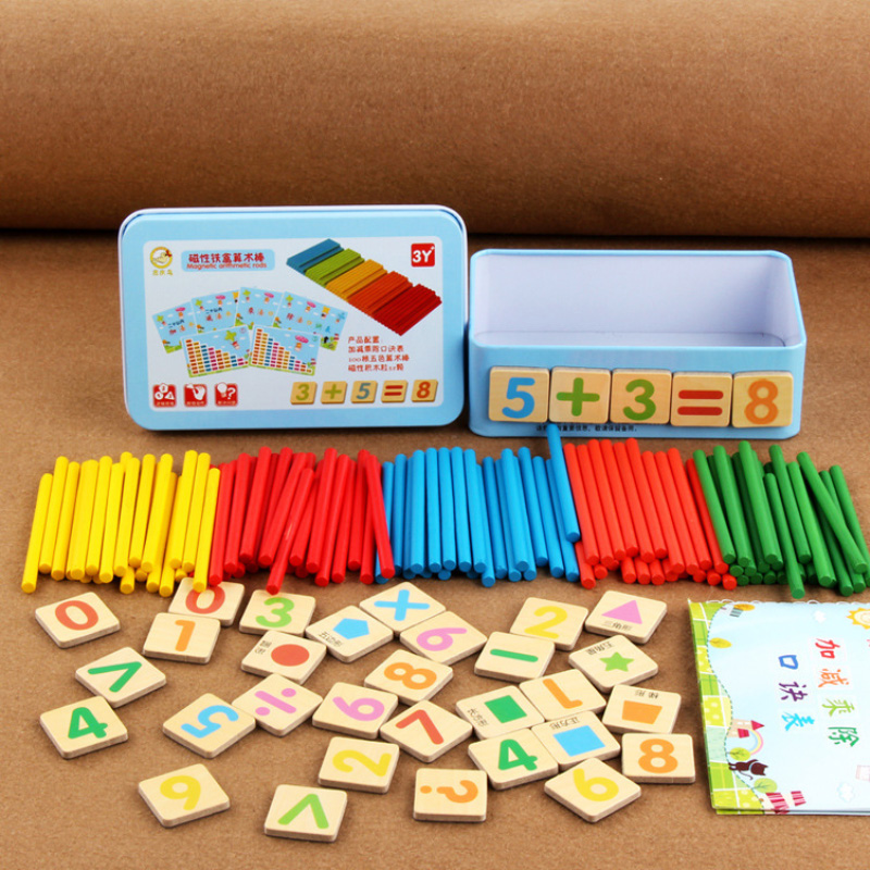 Wooden stick digital stick counter children's mathematics and ...