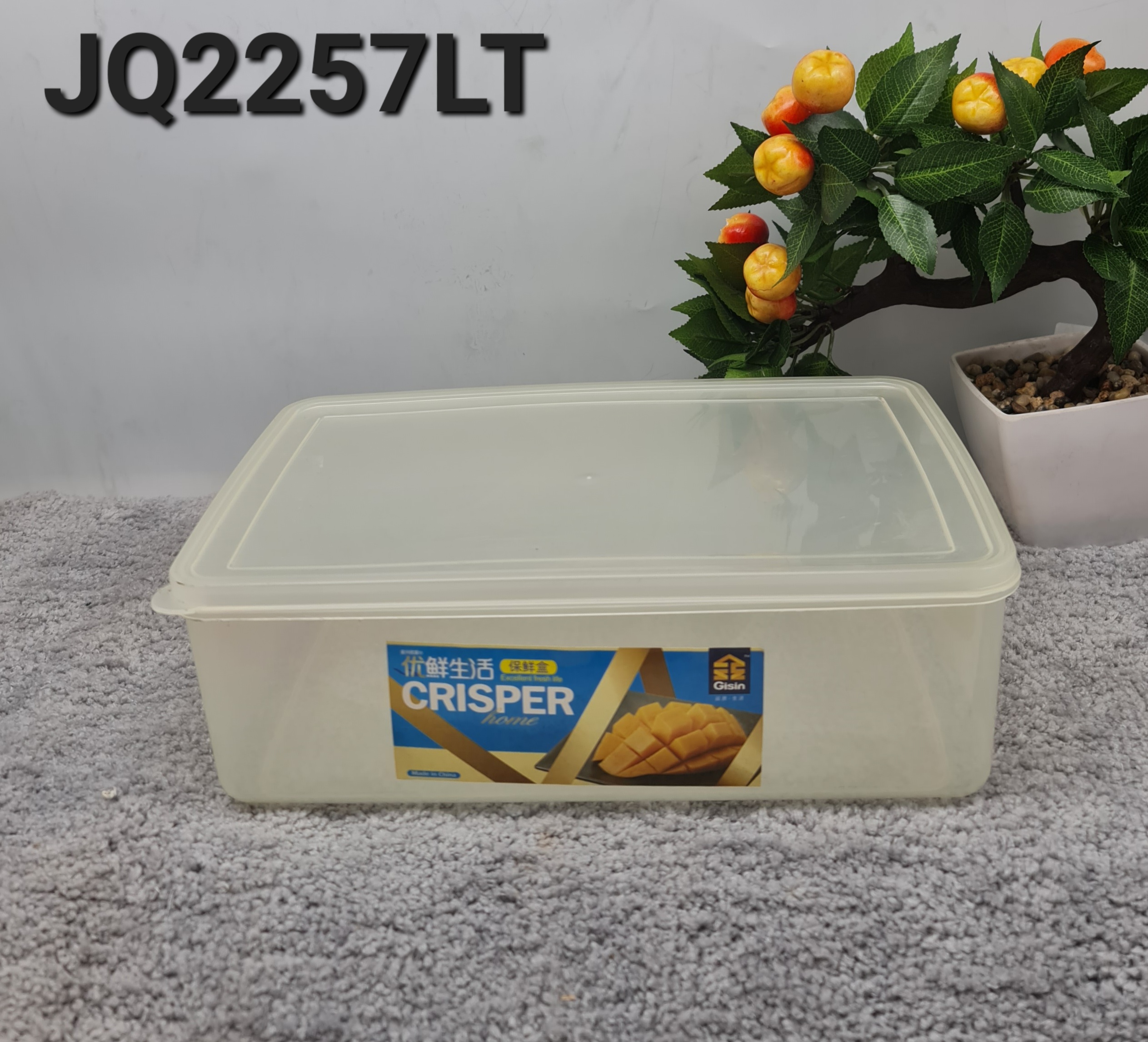 Rectangular Plastic Food Keeper Dirty White (JQ2257LT) | Lazada PH