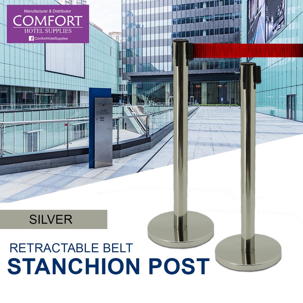 Retractable Belt Stanchion Post - Hotel Lobby Products | Lazada PH