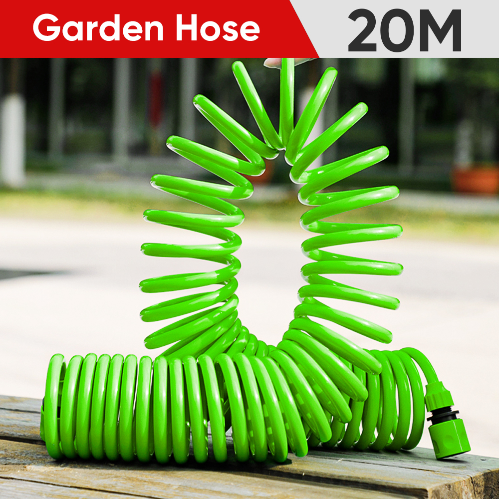 Mitsushi 20M/15M/7.5M Spring Tube Air Hose High Pressure Telescopic ...