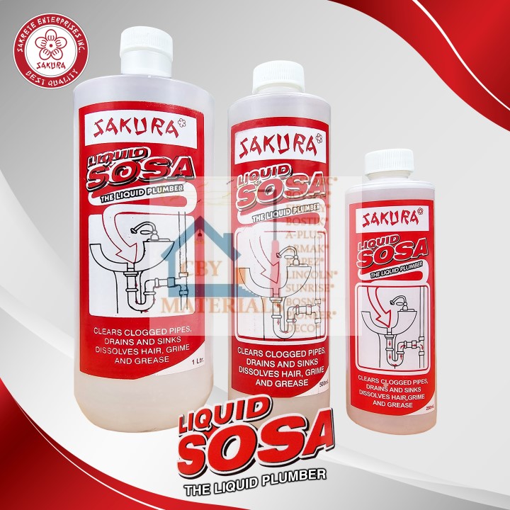 NIPPON STAR/SAKURA/A1 LIQUID SOSA (250ML 500ML 1LITER) Cleaner ...