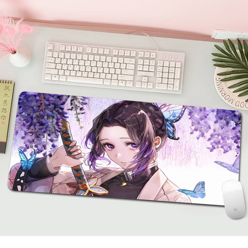 Demon Slayer Kochou Shinobu Natural Rubber mousepad Desk Mat L Large ...