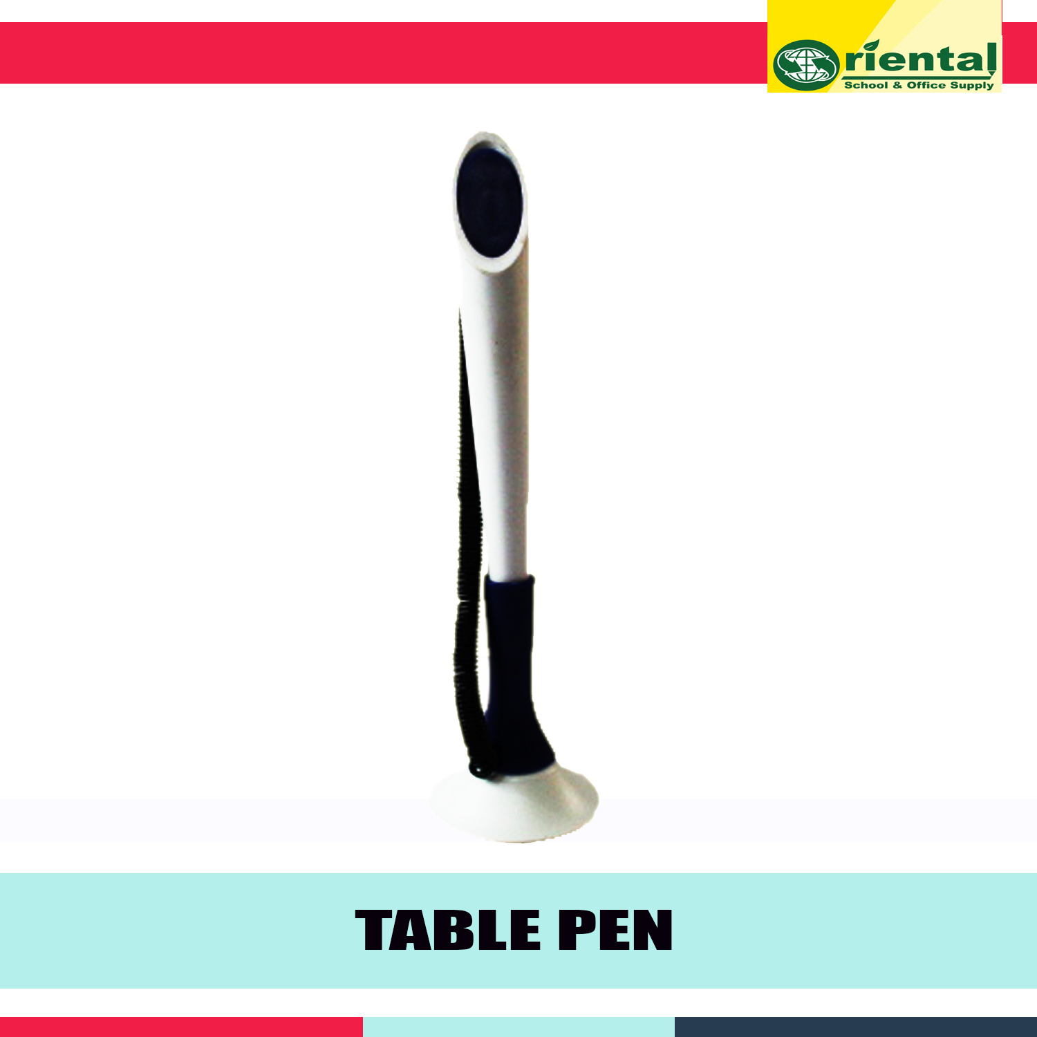 Table Top Pen with String - BDO Counter Pen - Ballpen - Blue Ink ONLY ...