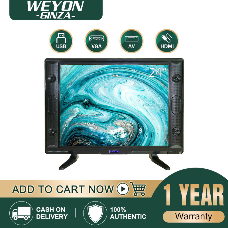 GINZA LED TV 24 Inches TV 22 Inches TV Flat Screen Not Smart TV Sale Led TV Sale Promo TV 24 ...