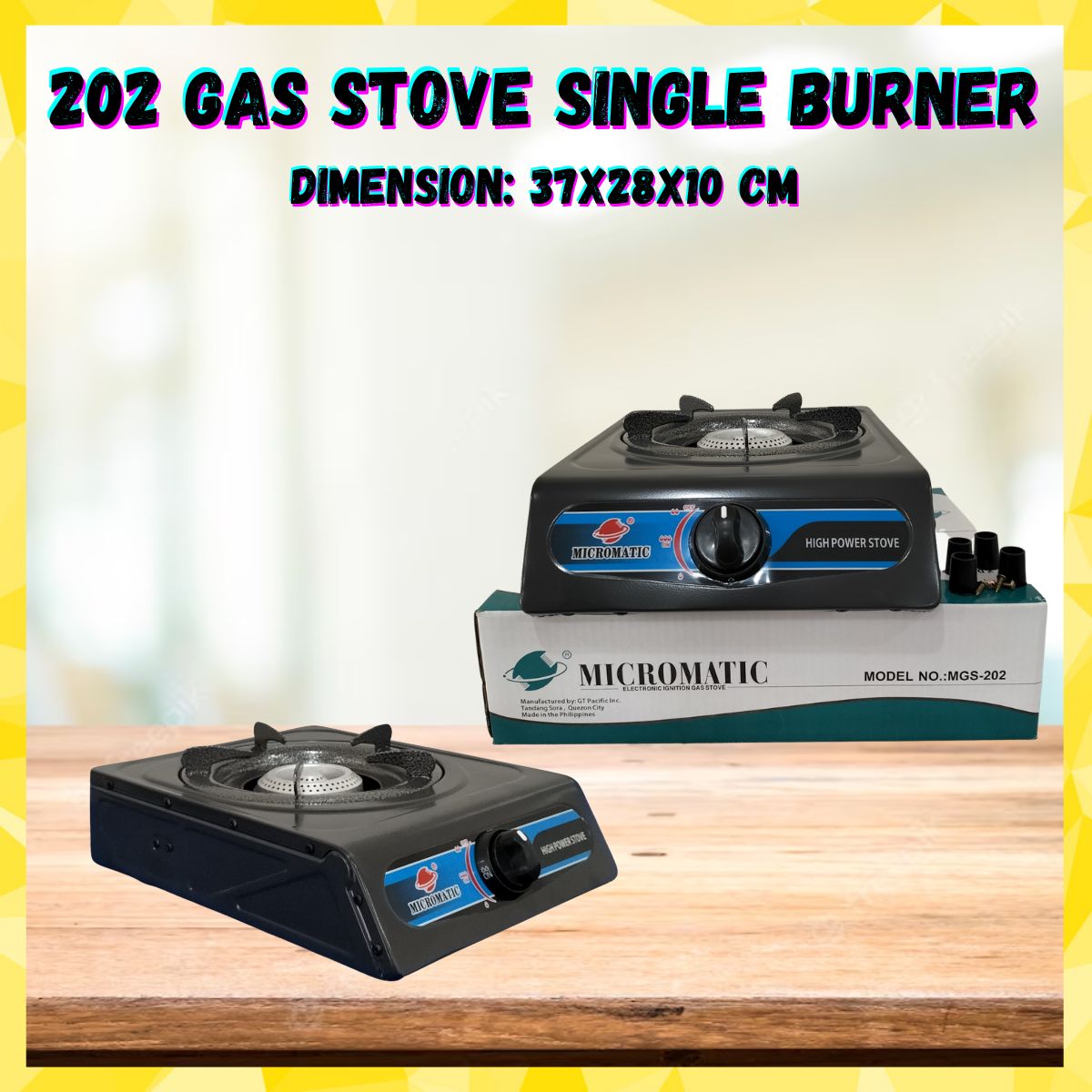 Micromatic MGS-202 Single Burner Gas Stove | Lazada PH