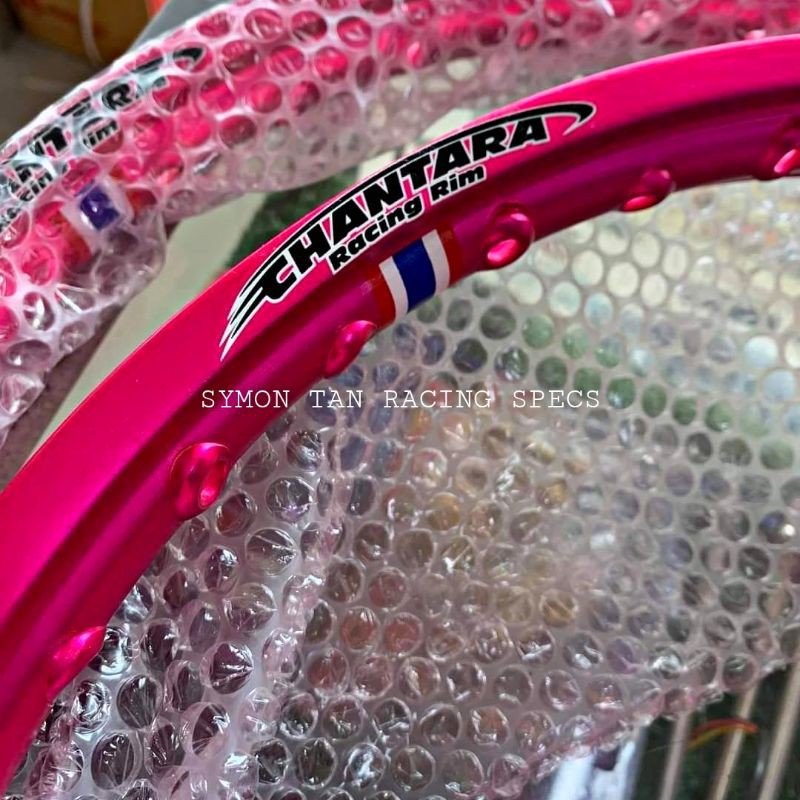 CHANTARA RACING RIM THAI FLAG SAME QUALITY TAIKOM 1.2/1.4 x17 SET ...