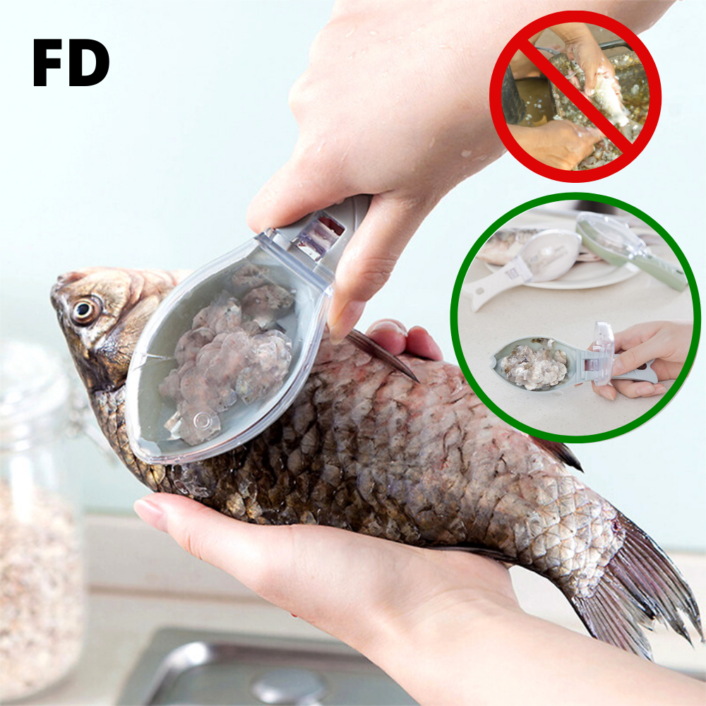 Jinglin Fish Cleaning Brush Scraper Skin Peeler With Cover For Scale ...