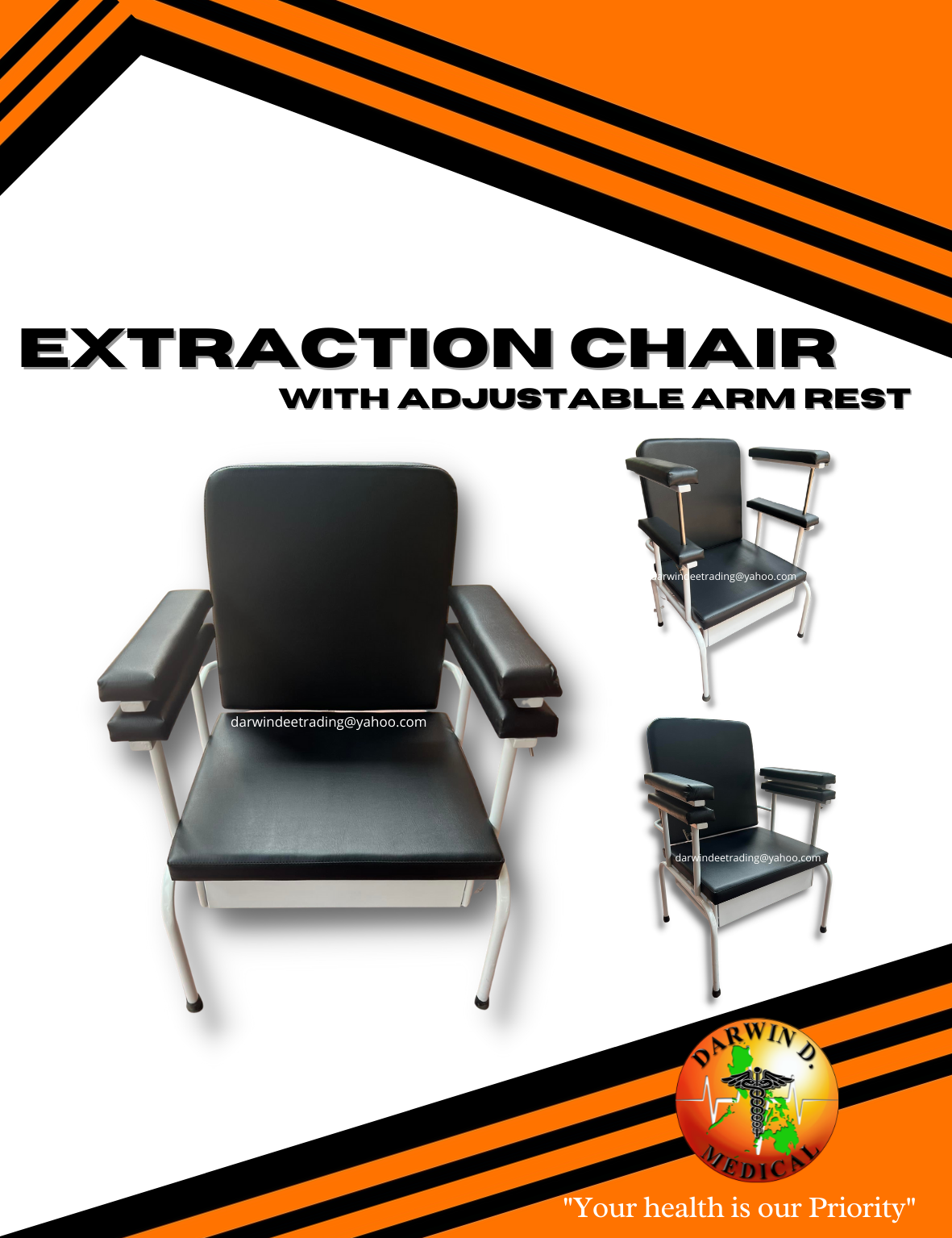EXTRACTION CHAIR WITH ADJUSTABLE HEAD REST | Lazada PH