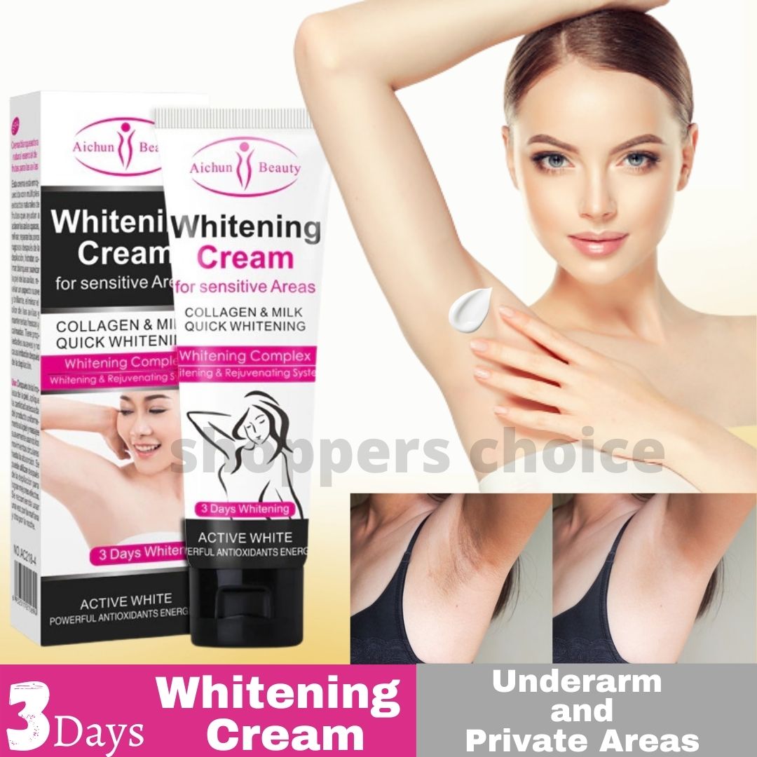 Instant Intimate Area Whitening Cream Elbow Inner Underarm Knee Brighten Serum B 【国内在庫】