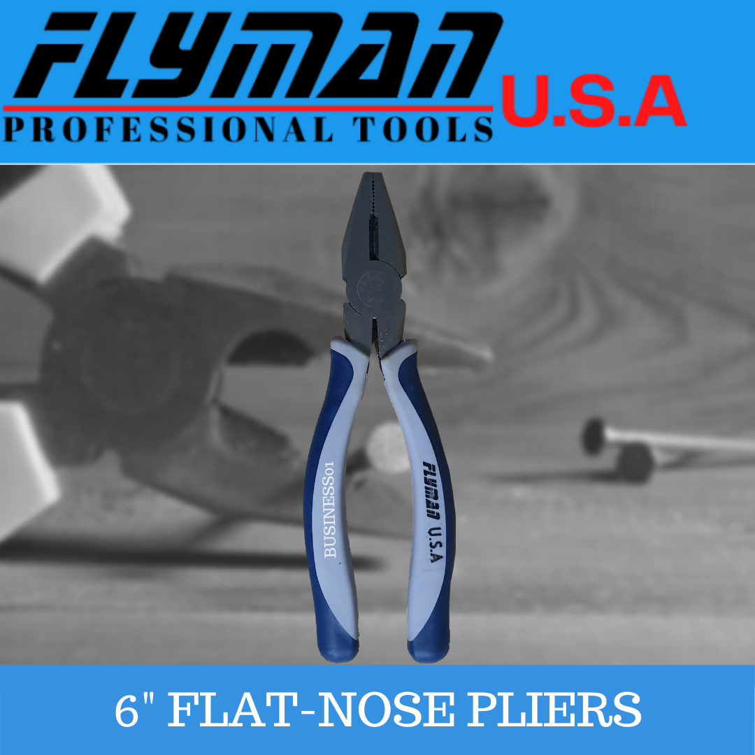 Flyman Wholesale Retails Flyman Tools Flyman 6" Flat Nose Plier Made ...