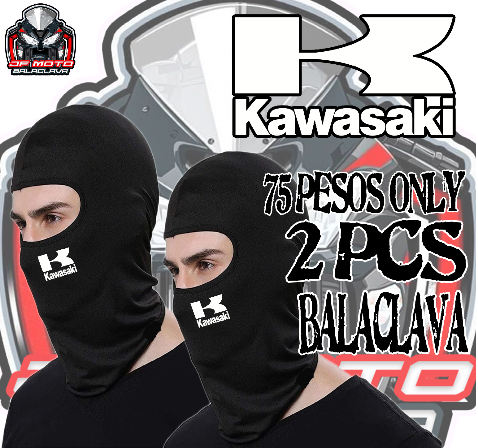 EVO Motorcycle Helmet Balaclava Full face Mask Bonnet NO FOAM | Lazada PH