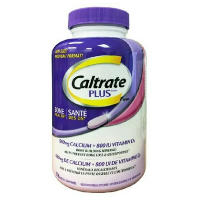 Caltrate Plus Bone Health 600mg Calcium + 800 IU Vitamin D3 176s ...