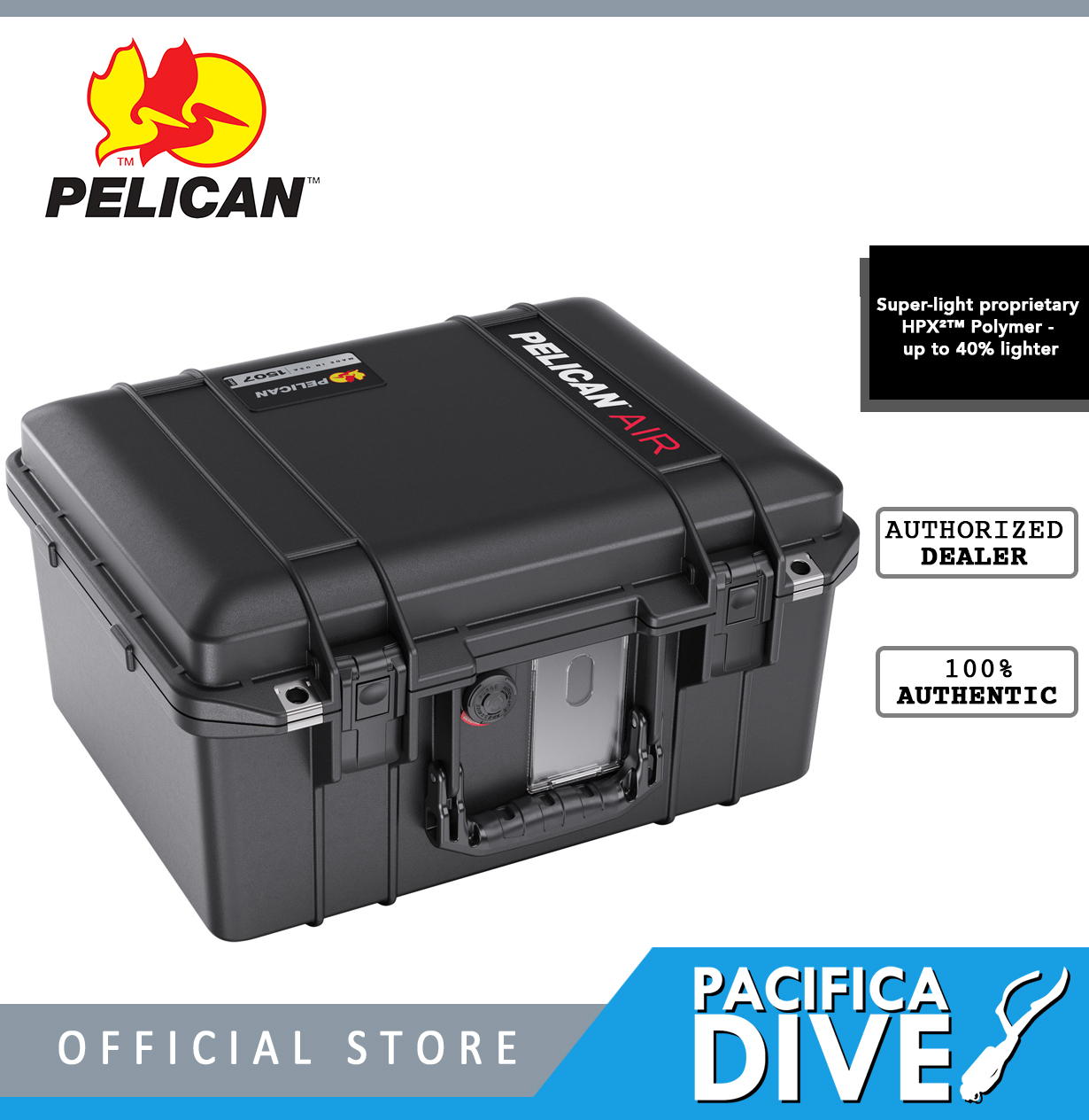 PELICAN 1507 Air Case, With Foam, Black | Lazada PH
