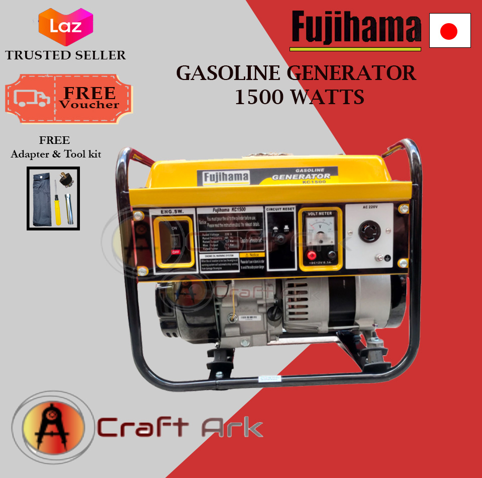Fujihama Gasoline Generator 1500 Watts | Lazada PH