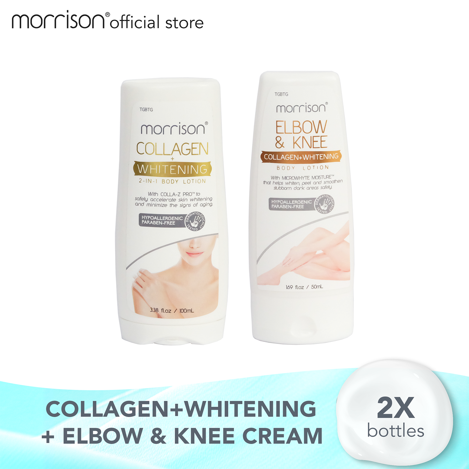Morrison Collagen Whitening Body Lotion + Morrison Elbow and Knee ...