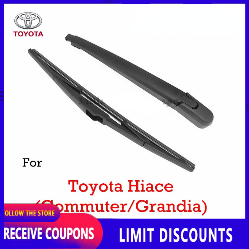 Toyota Hiace Rear Wiper Assembly Set for 2008 to 2021 year Commuter ...
