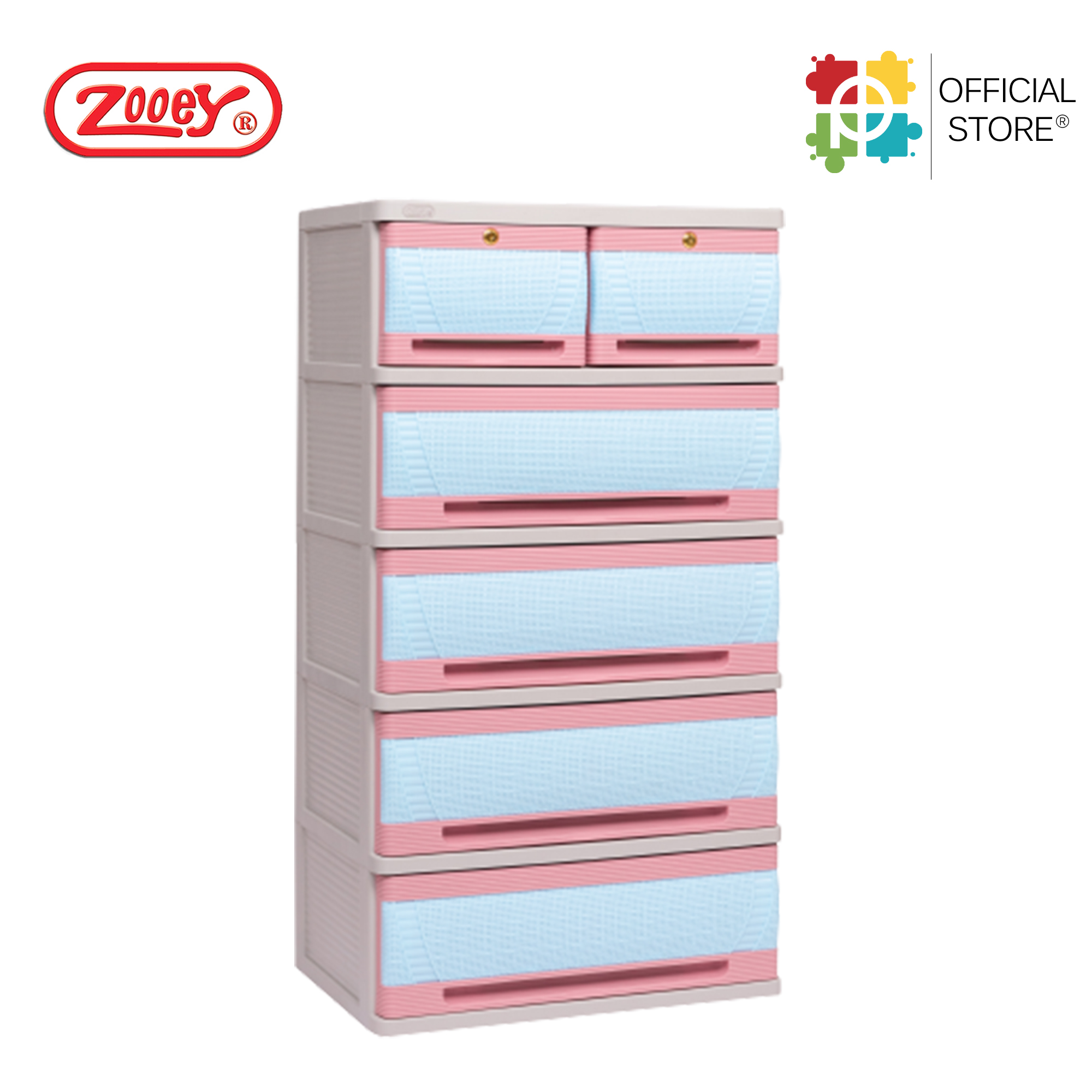ZOOEY 2022-H HARMONY DRAWER WITH 2-TONE 5LAYER DRAWER | Lazada PH