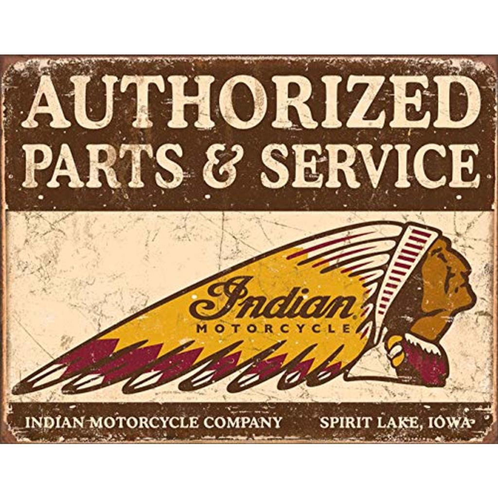 Traditional Indian Motor Tin Sign Classic Vintage Motorcycle Club ...