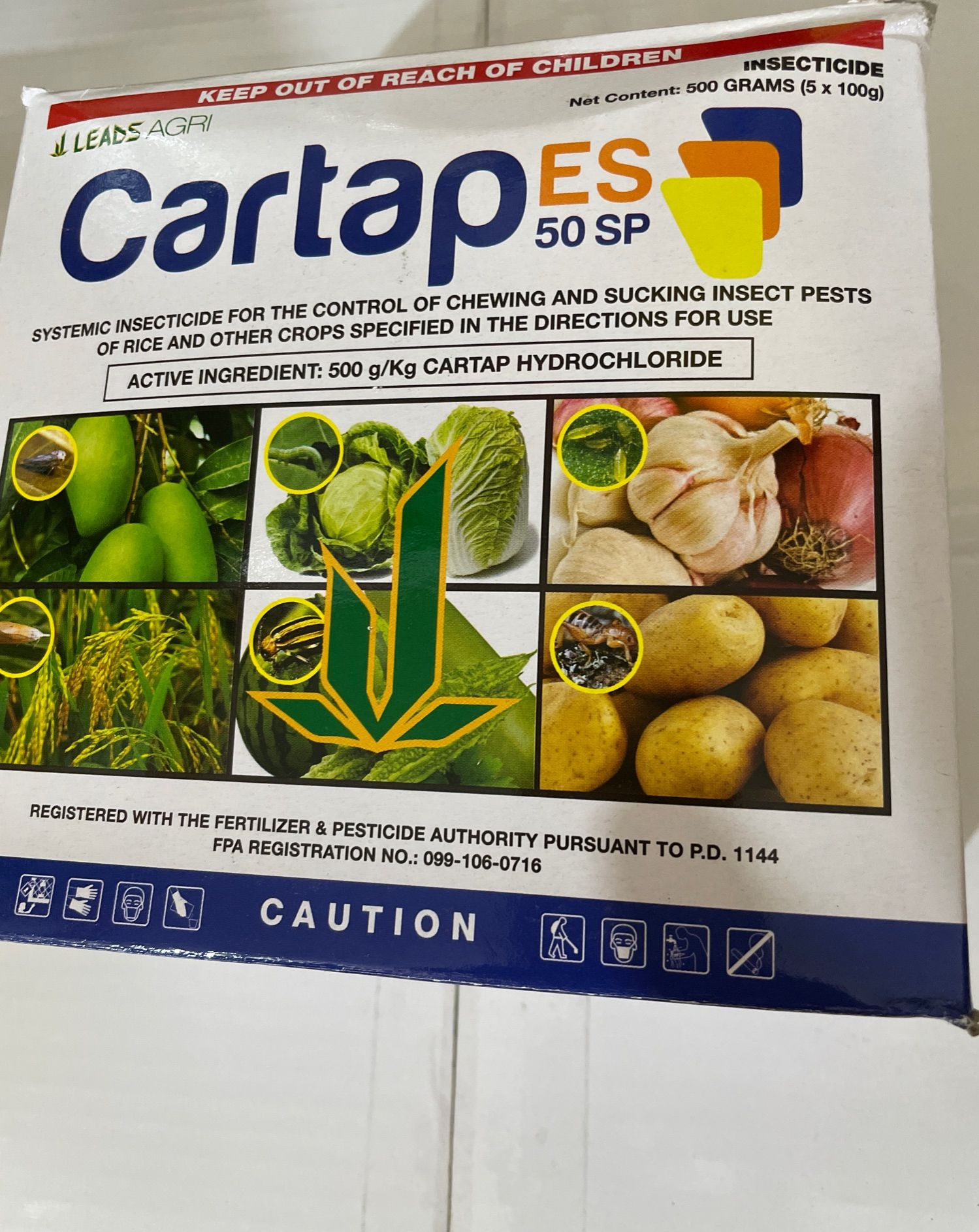 CARTAP HYDROCHOLORIDE 50 SP (500 GRAMS)(5x100grams) by Leads | Lazada PH